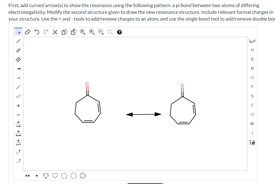 Solved Draw the First Resonance structure First, add curved | Chegg.com
