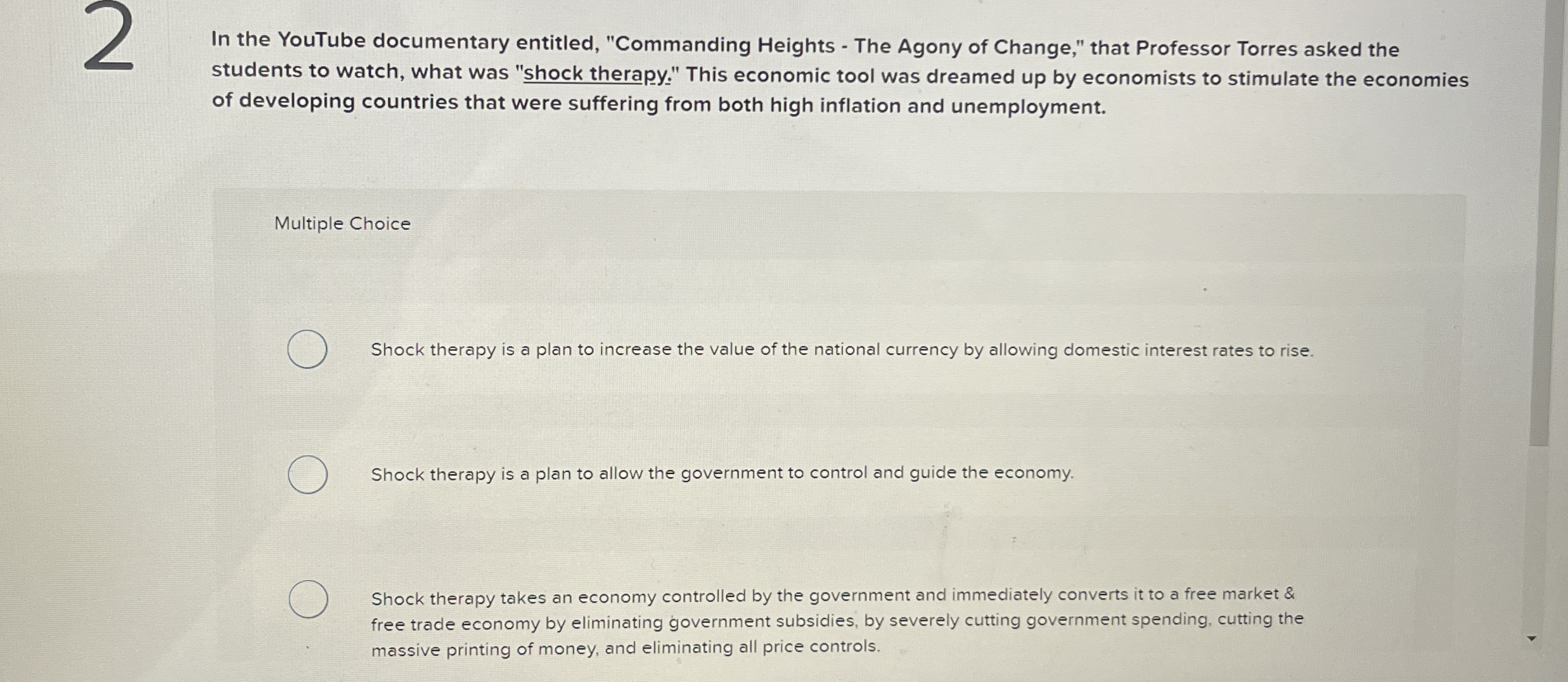 Solved In the YouTube documentary entitled, "Commanding | Chegg.com