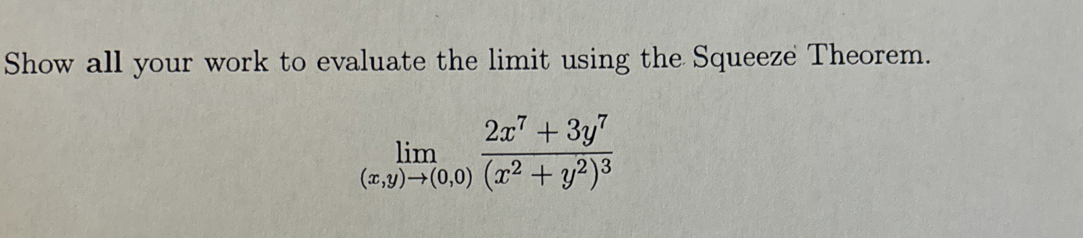 Solved Show all your work to evaluate the limit using the | Chegg.com