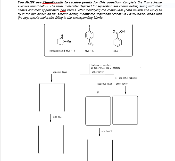 Solved You MUST use ChemDoodle to receive points for this | Chegg.com