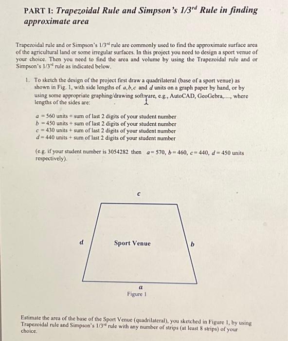 Solved PART I: Trapezoidal Rule and Simpson's 1/3rd Rule in | Chegg.com