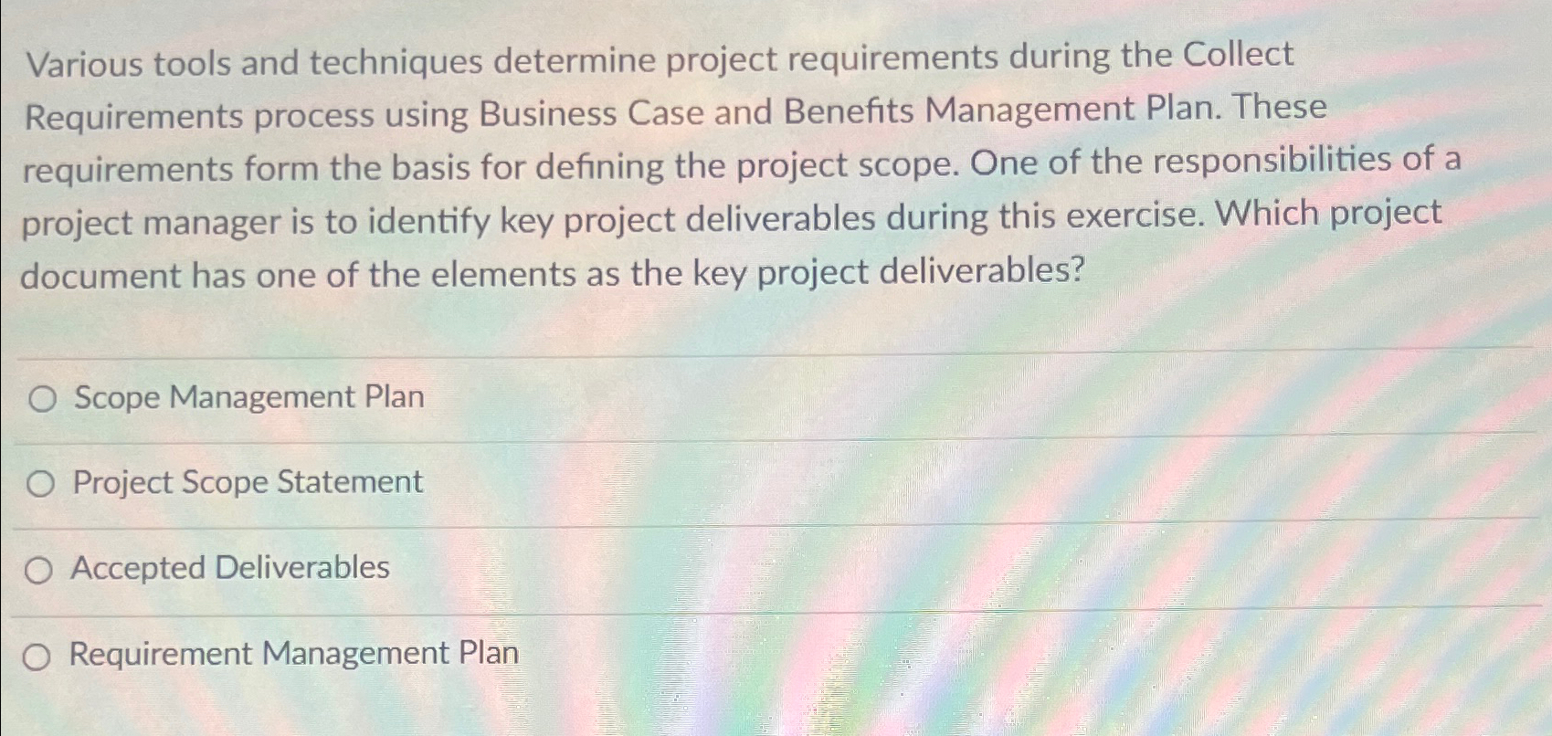 Solved Various tools and techniques determine project | Chegg.com