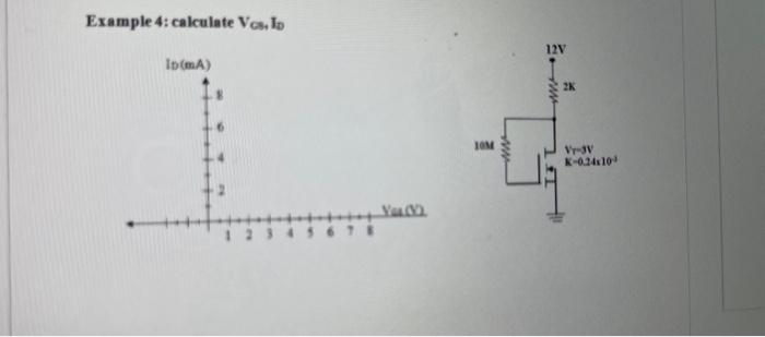 Solved Example 4: calculate Vcs, Io | Chegg.com