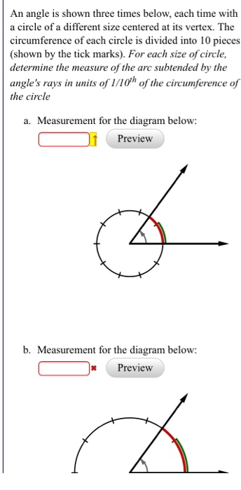 Solved An angle is shown three times below, each time with a | Chegg.com