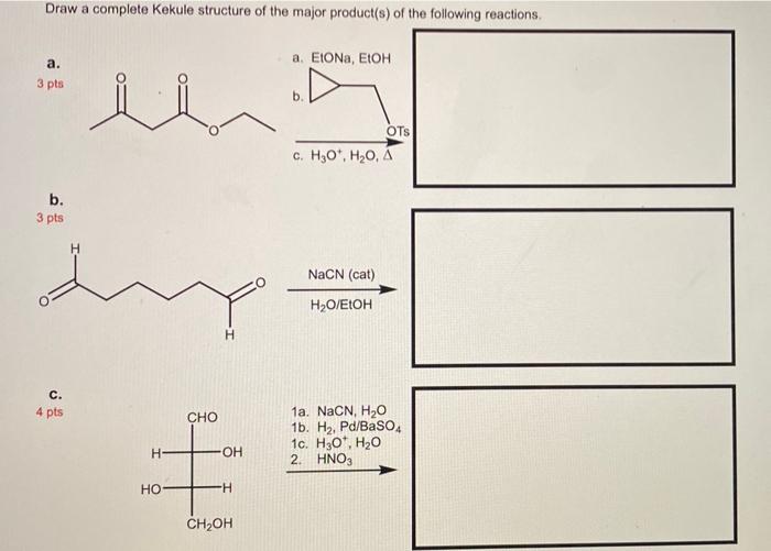 Solved Draw a complete Kekule structure of the major | Chegg.com