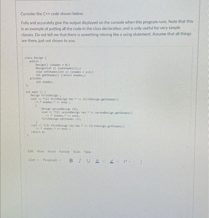 Solved Consider The Following C Declaration Int Storage 7998