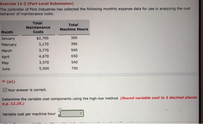Solved Exercise 11-3 (Part Level Submission) The controller | Chegg.com