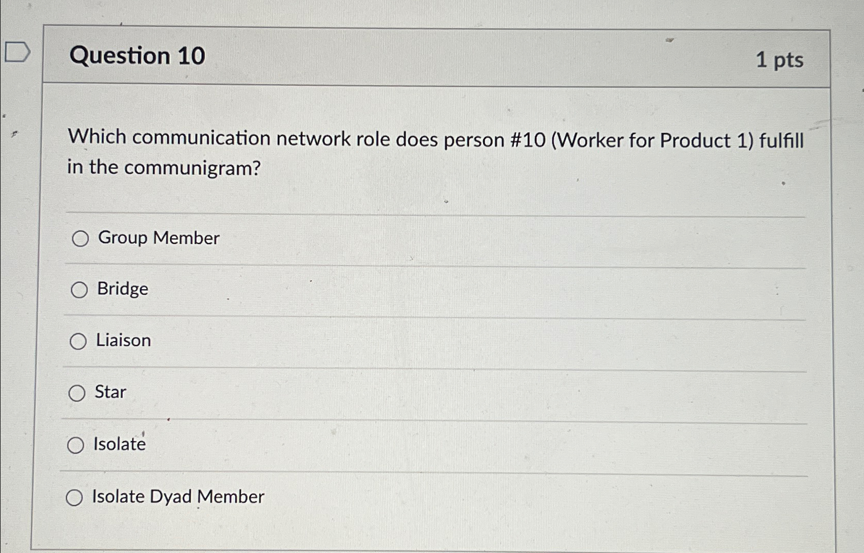 Solved Question 101ptsWhich communication network role does | Chegg.com
