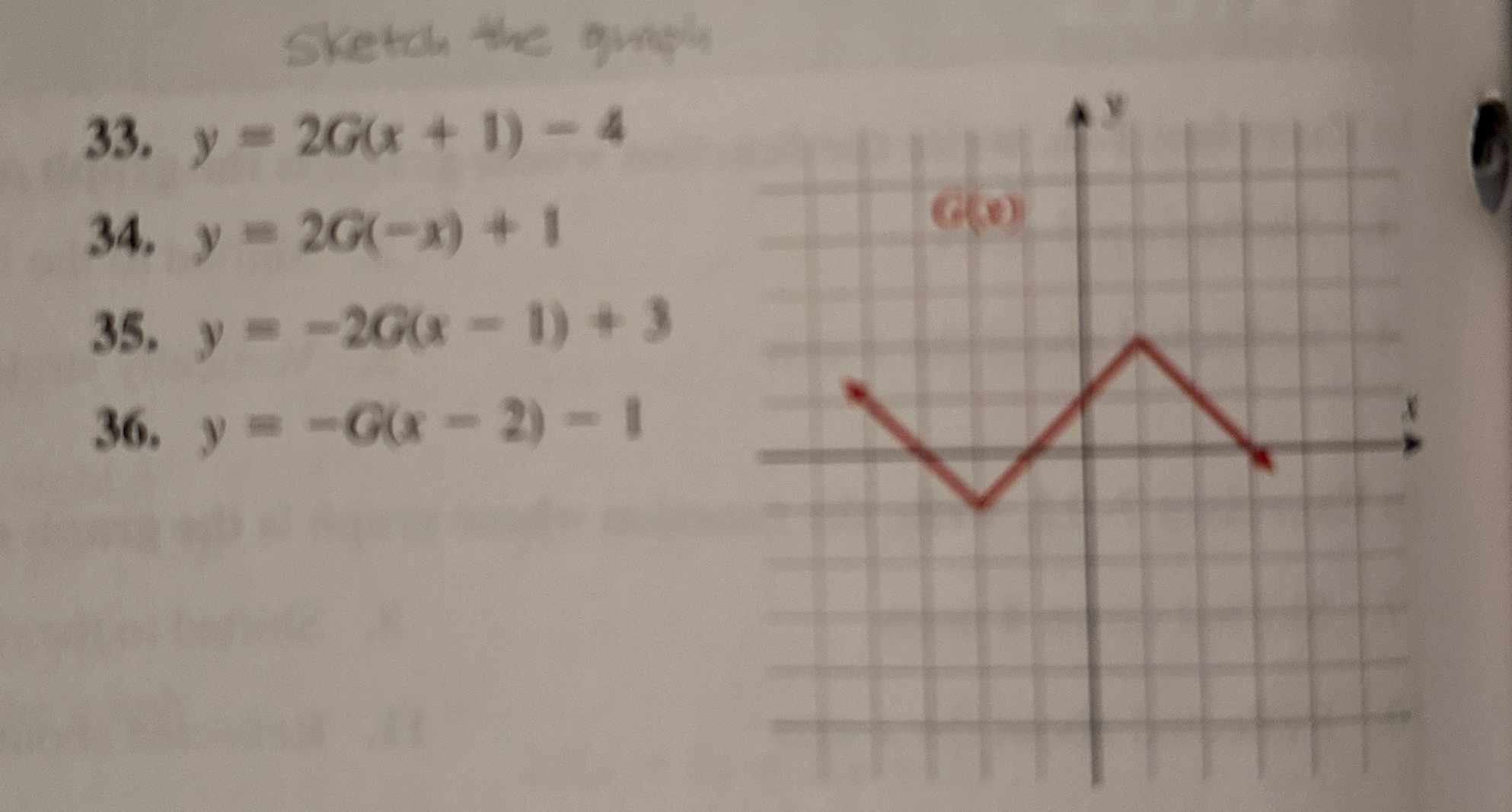 Solved Sketch the | Chegg.com