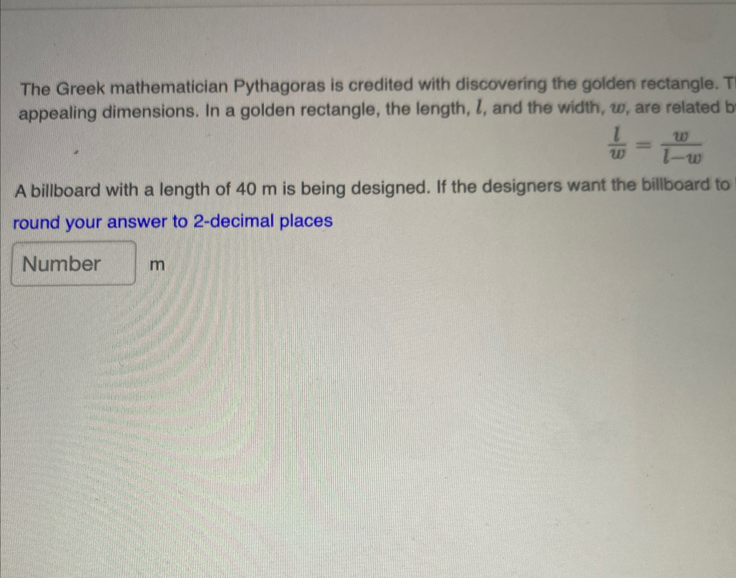 Solved The Greek mathematician Pythagoras is credited with | Chegg.com