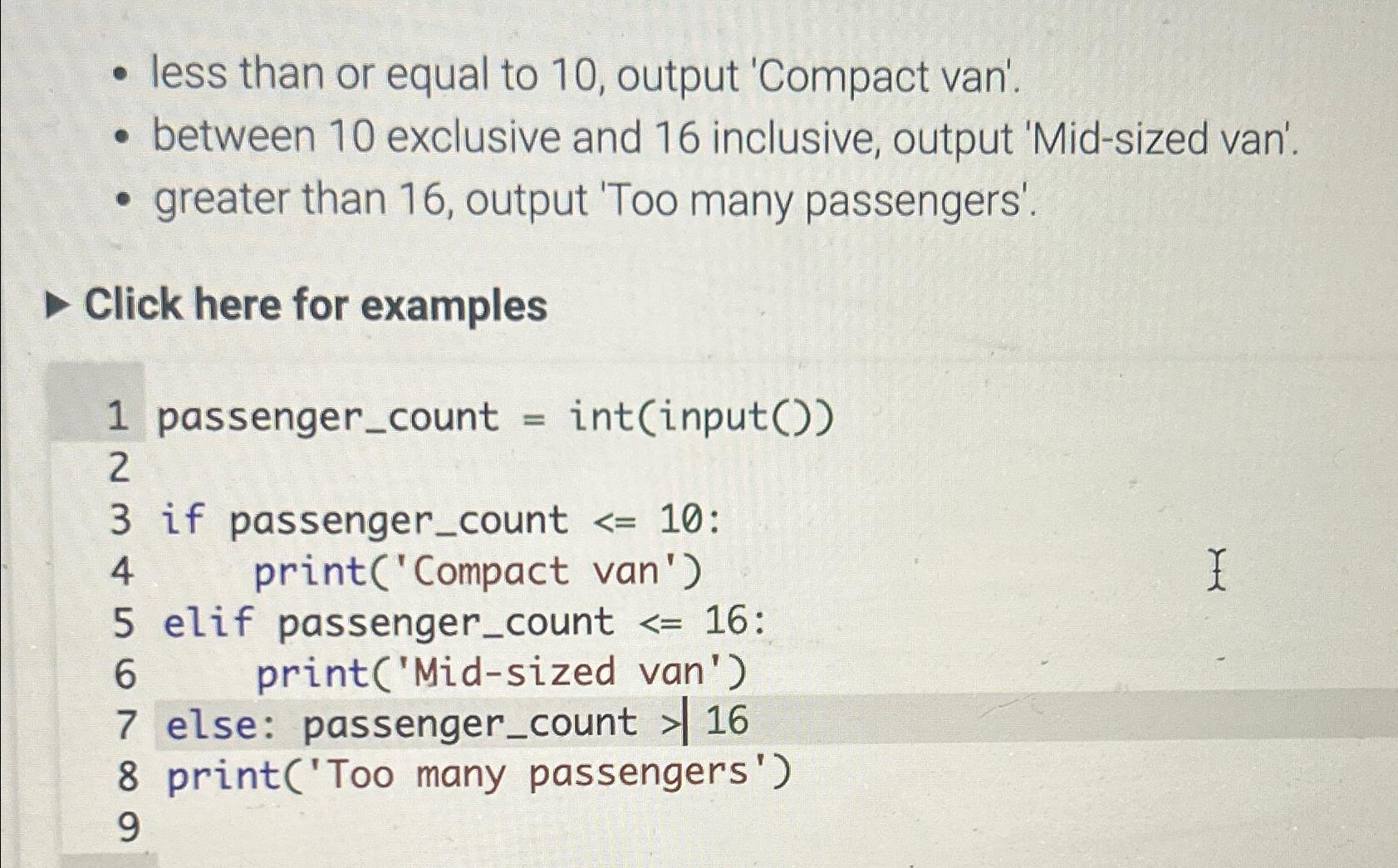 Solved less than or equal to 10, ﻿output 'Compact | Chegg.com