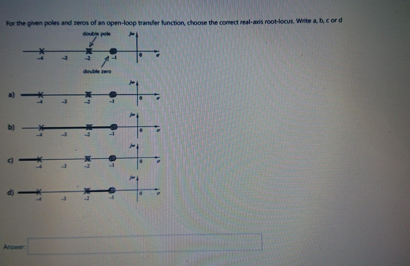Solved The number of the root locus segments which do not | Chegg.com