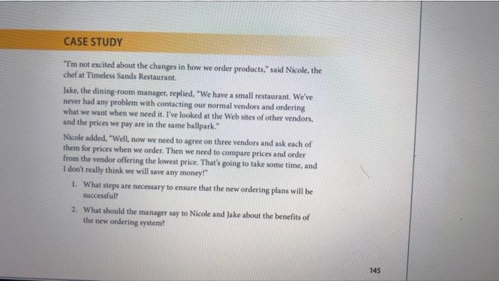 Solved CASE STUDY "I'm not excited about the changes in how | Chegg.com