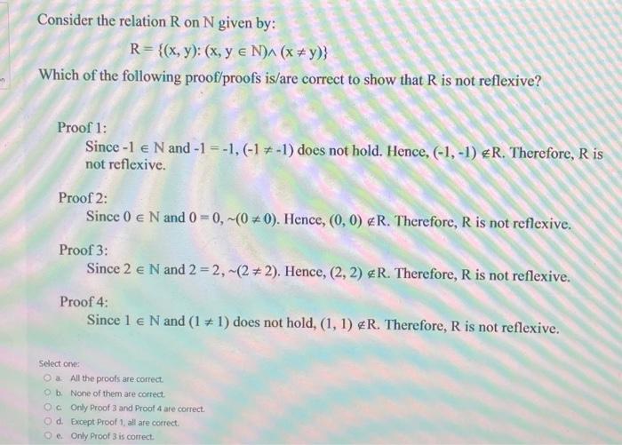 Solved \r\nConsider the relation \\( \\mathrm{R} \\) on \\( | Chegg.com Solved \r\nConsider the relation \\( \\mathrm{R} \\) on \\( | Chegg.com