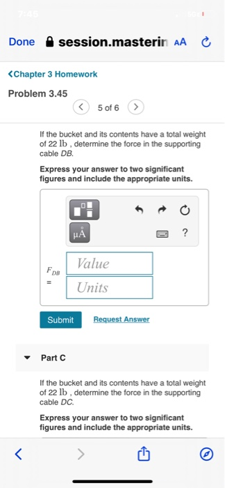 Solved Done session.masterin AA | Chegg.com