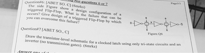 Solved Page2/3 Question#1 [ABET SO.G] [5 marks) Write True | Chegg.com