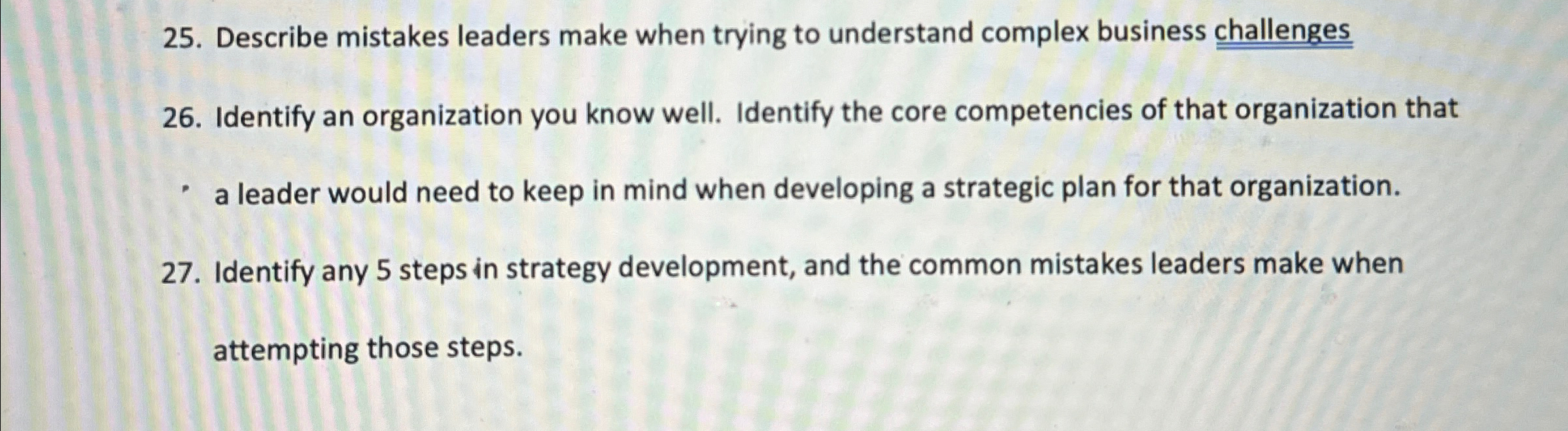 Solved Describe mistakes leaders make when trying to | Chegg.com