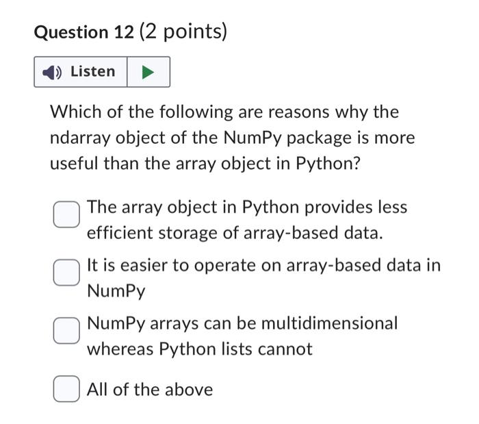 Solved An easy way to reshape an array is by using the | Chegg.com