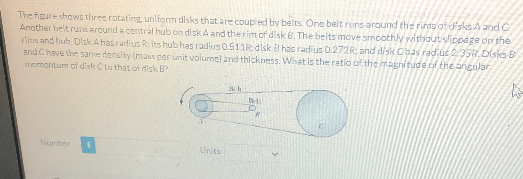 Solved The figure shows three rotating, uniform disks that | Chegg.com