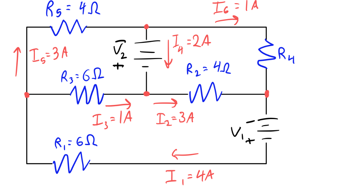 Solved Consider the above circuit. Using Kirchoff’s Loop | Chegg.com