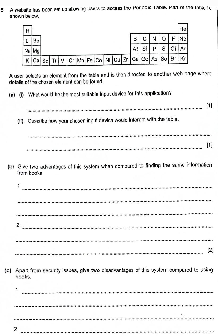 Solved 5 A website has been set up allowing users to access | Chegg.com