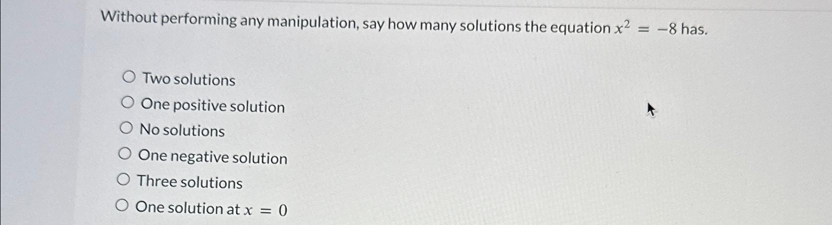 Without performing any manipulation, say how many | Chegg.com