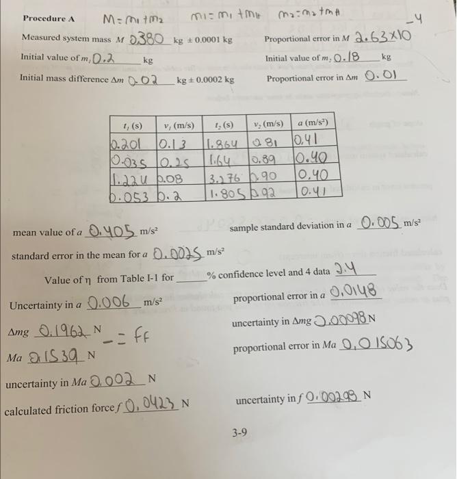 Solved 1. For any one mass difference use Equations (3-6) | Chegg.com