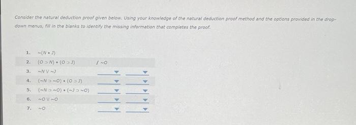 Consider the natural deduction proof given below. | Chegg.com