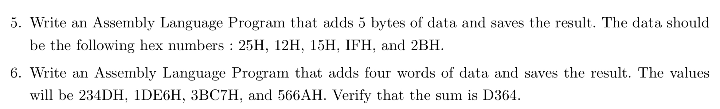 Solved The Program Must Be Written In 8086 ﻿assemblywrite An
