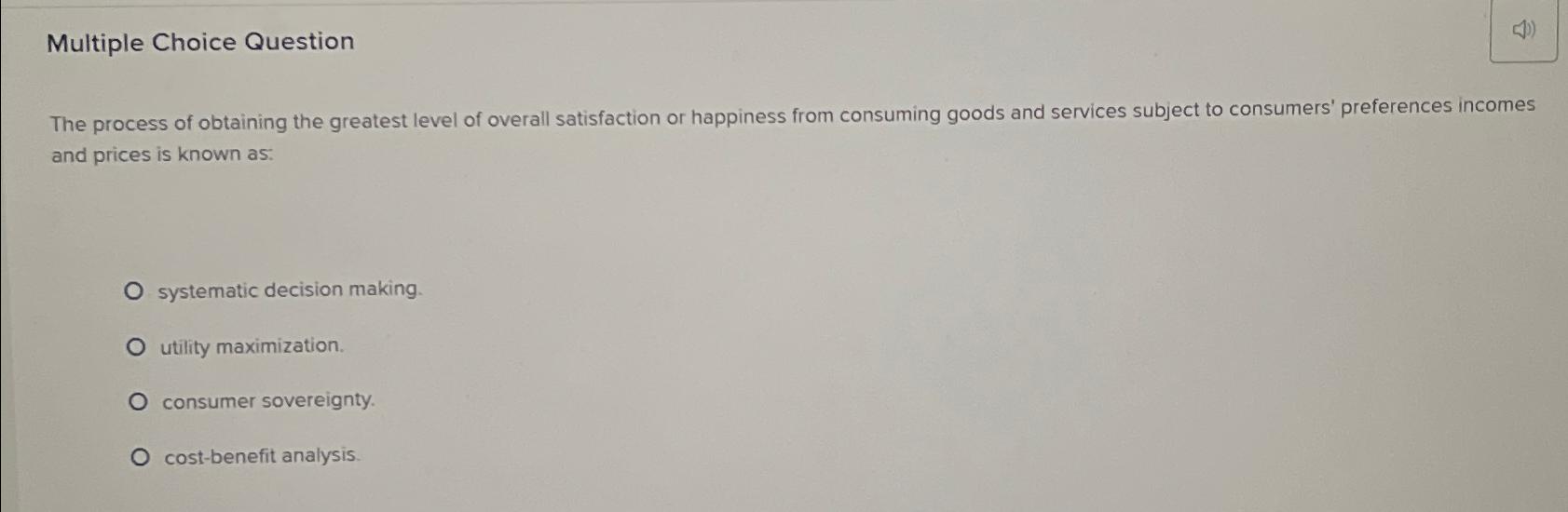 Solved Multiple Choice QuestionThe process of obtaining the | Chegg.com