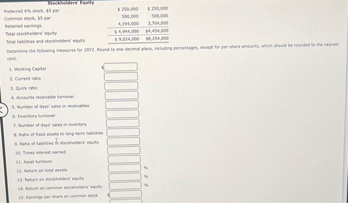 Solved Measures of liquidity, solvency, and profitability | Chegg.com