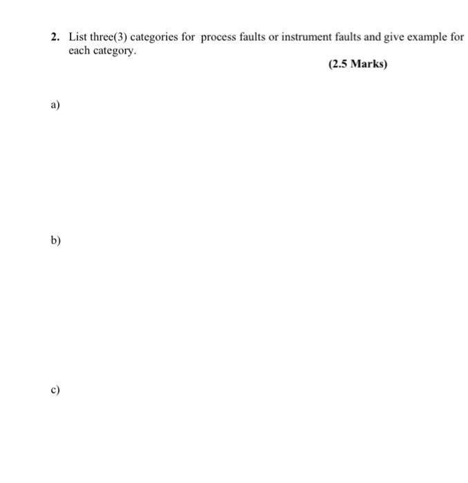 Solved I List five (5) Objectives of Maintenance: 1. 2. 3. | Chegg.com