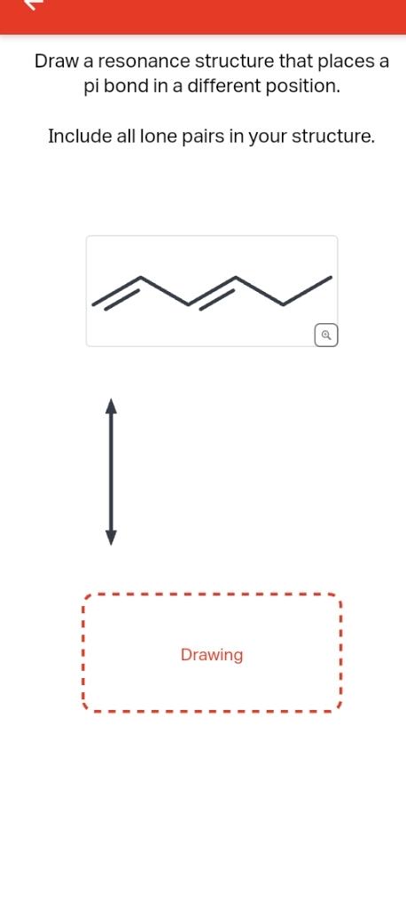Solved Draw a resonance structure that places a pi bond in a | Chegg.com