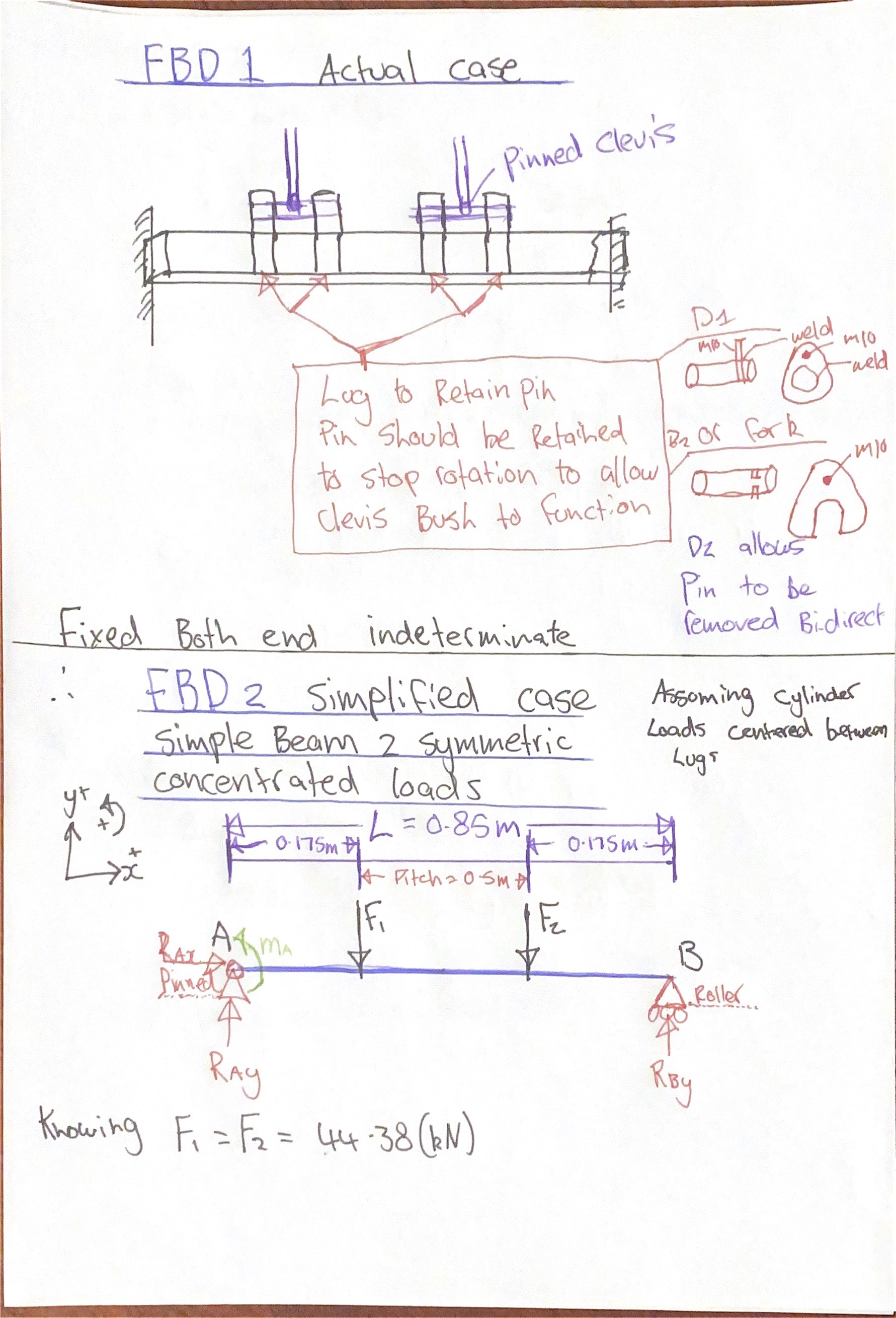 Using the provided static calculations I need to | Chegg.com
