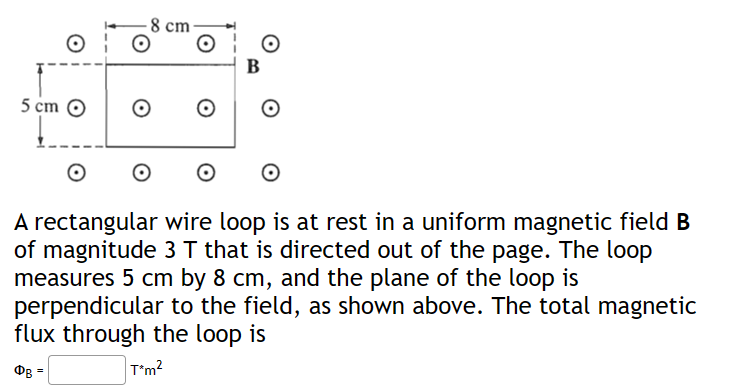 Solved A rectangular wire loop is at rest in a uniform | Chegg.com