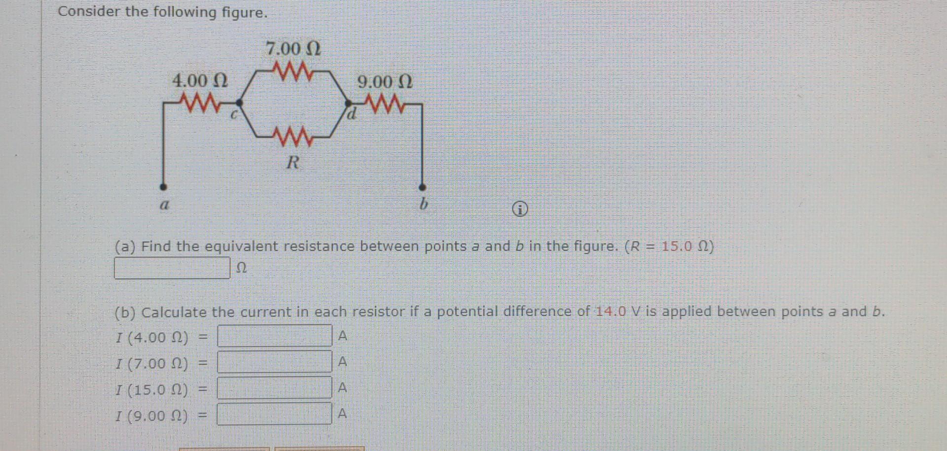 Solved Consider the following figure. (i) (a) Find the | Chegg.com