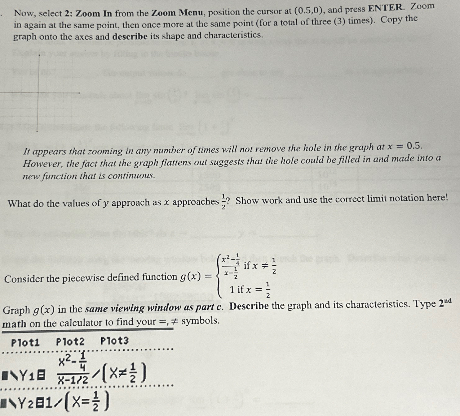Solved Now, select 2: Zoom In from the Zoom Menu, position | Chegg.com