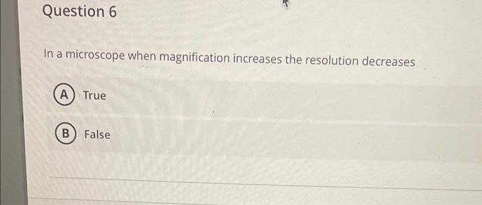 Solved In a microscope when magnification increases the | Chegg.com