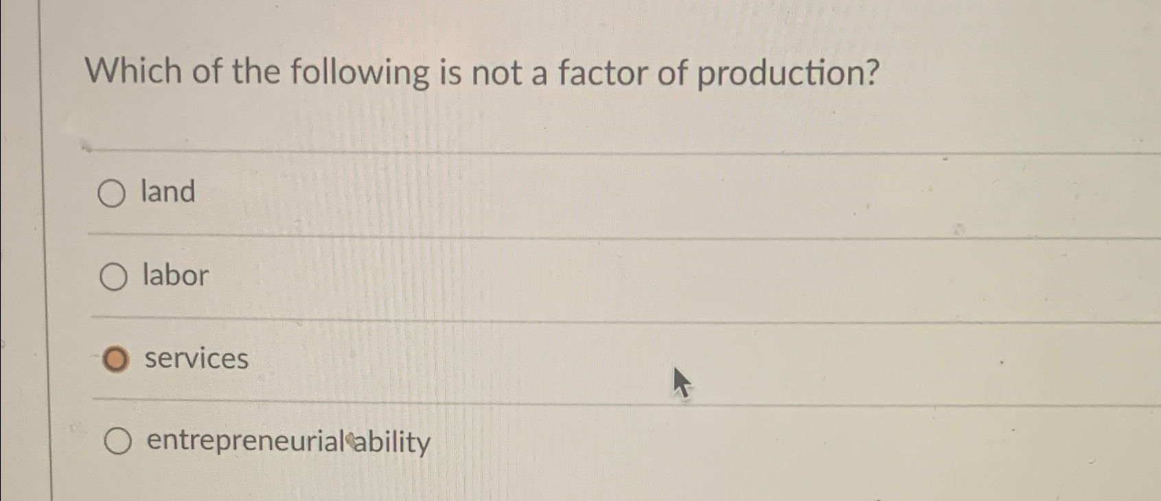 Solved Which of the following is not a factor of | Chegg.com