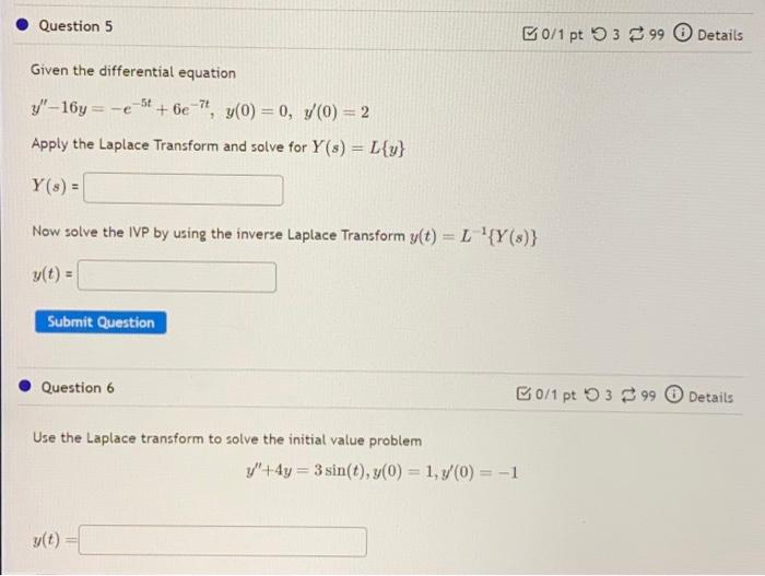 Solved Given the differential equation | Chegg.com