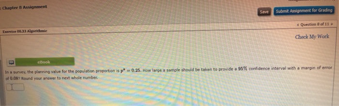 Solved Chapter 8 Assignment Save Submit Assignment for | Chegg.com