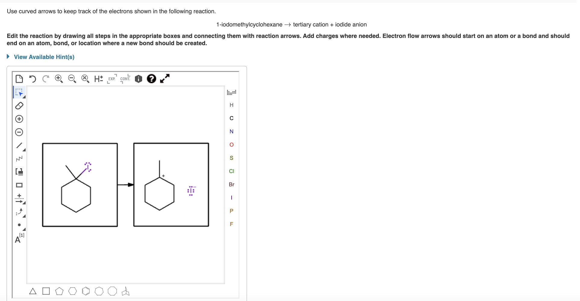 Solved Use curved arrows to keep track of the electrons | Chegg.com