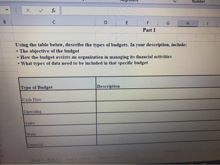 Solved Number ID E G F Part 1 H I Using the table below, | Chegg.com