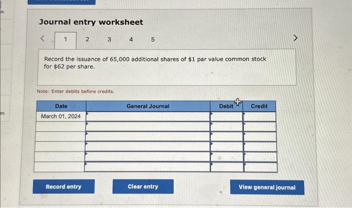 Solved Exercise 10-12 (Static) Record common stock, treasury | Chegg.com