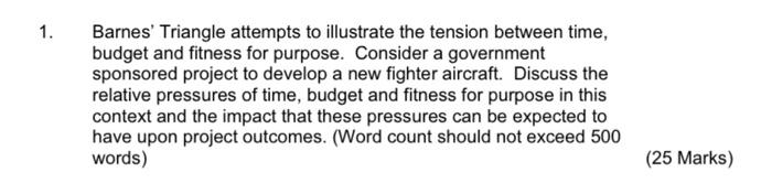 Solved 1. Barnes' Triangle attempts to illustrate the | Chegg.com