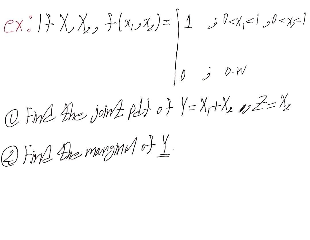 Solved Question in Probability Theory. Transformation | Chegg.com