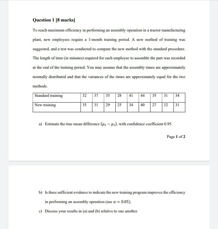 Solved Question 1 18 marks To reach maximum efficiency in | Chegg.com