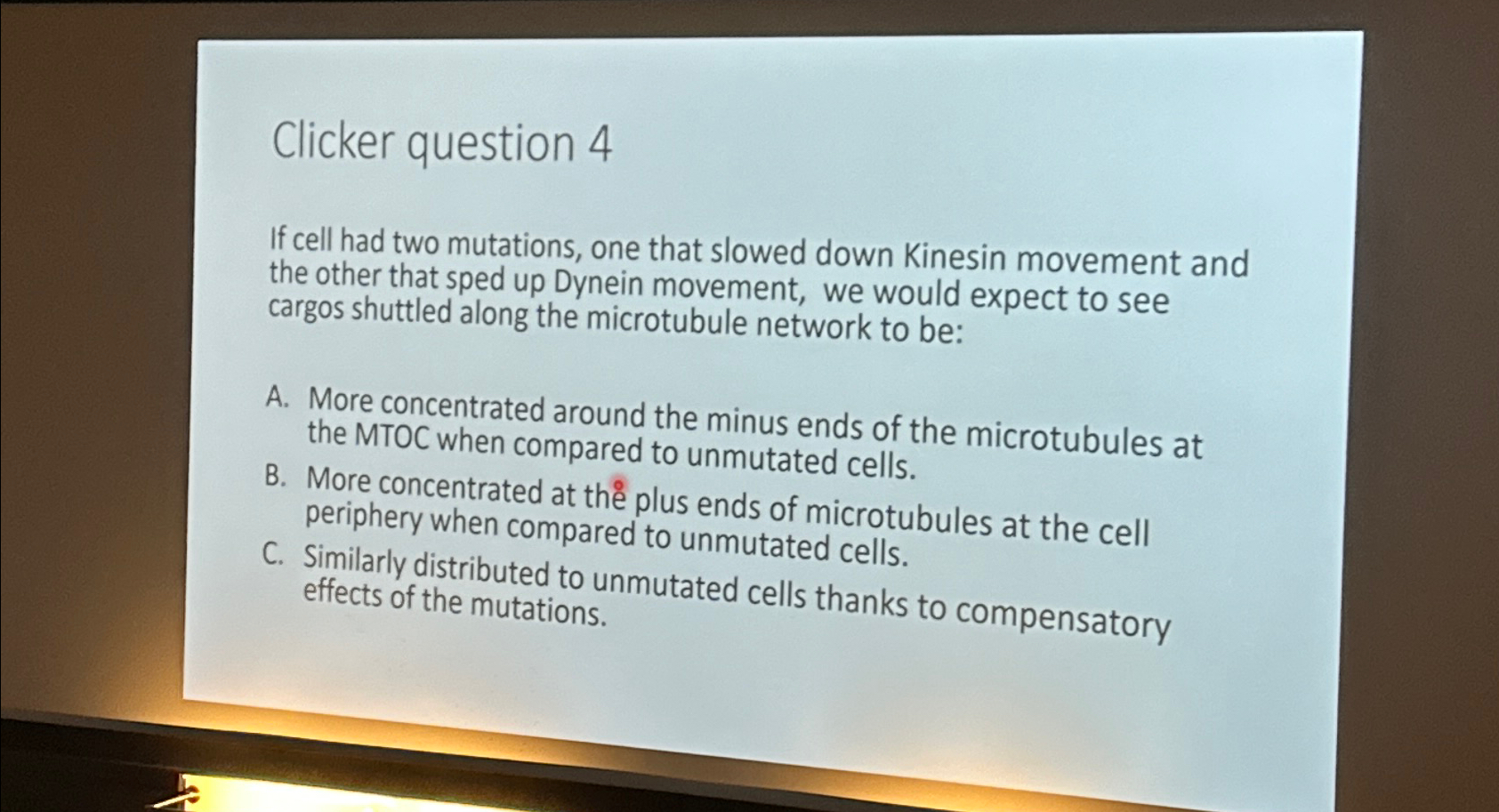 Solved Clicker question 4If cell had two mutations, one that | Chegg.com