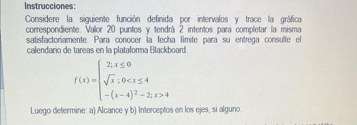 Solved Consider the following function defined by intervals | Chegg.com