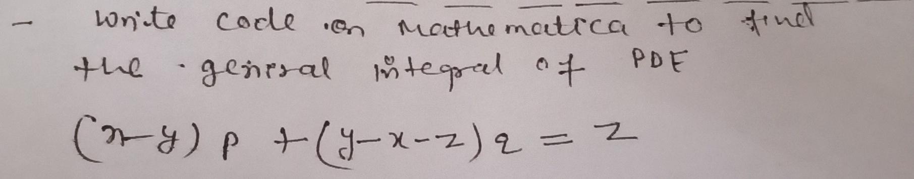 Solved Solve the code using Mathematica only using | Chegg.com